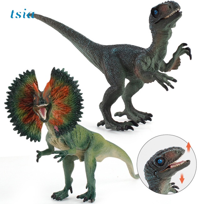 G7 2pcs Jurassic Dinosaur Action Figures Realistic Ancient Animal Model ...