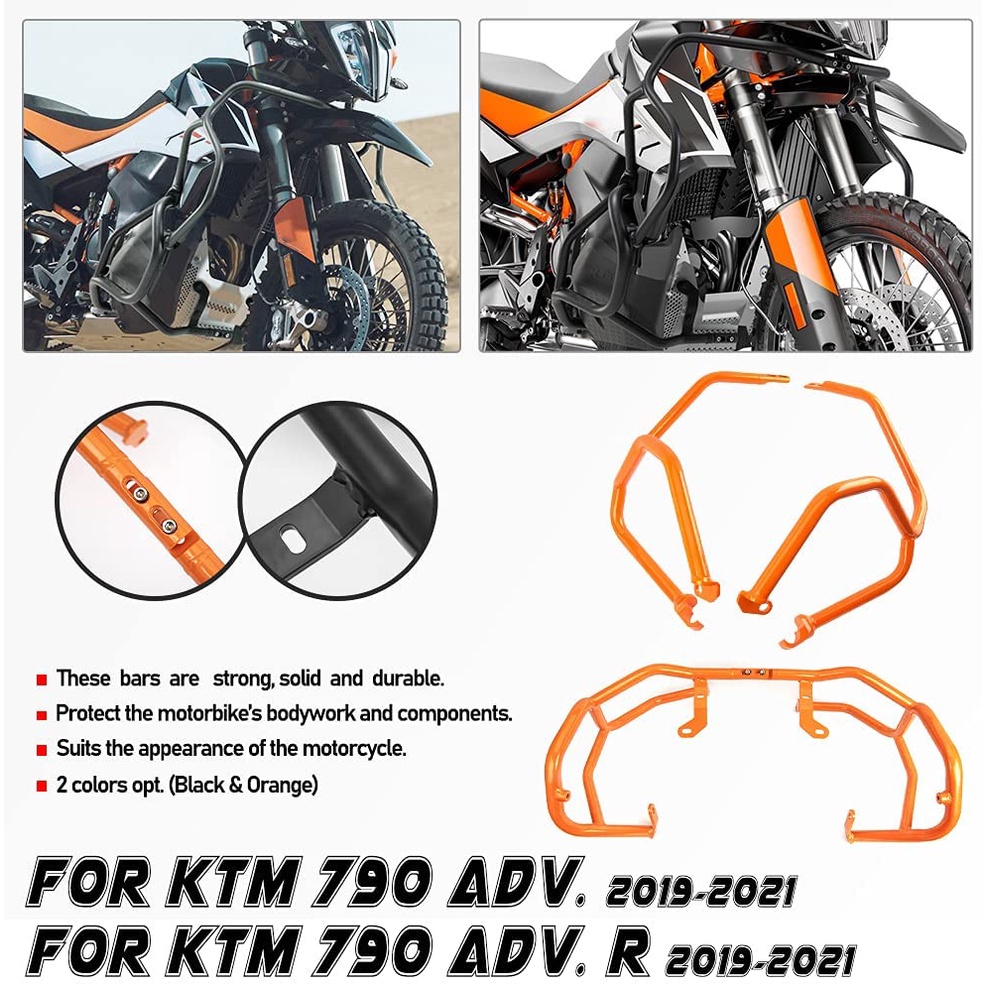 Motorcycle Accessories Engine Guard Crash Bars Bumper Frame Protector ...