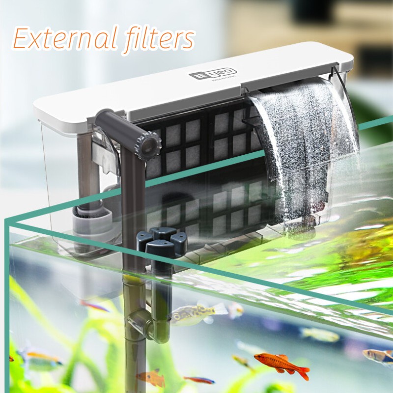 Yee 3 in 1 Aquarium Hang On Filter Waterfall External Water Pumps ...