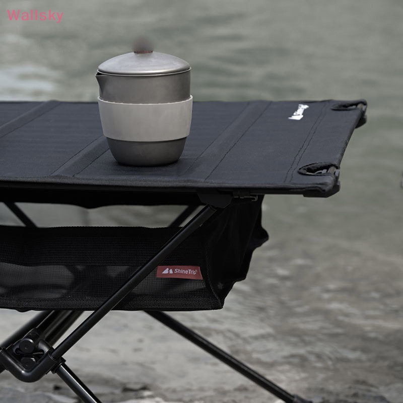 Wallsky> Outdoor Folding Table Net Bag Storage Bag Under Desk ...