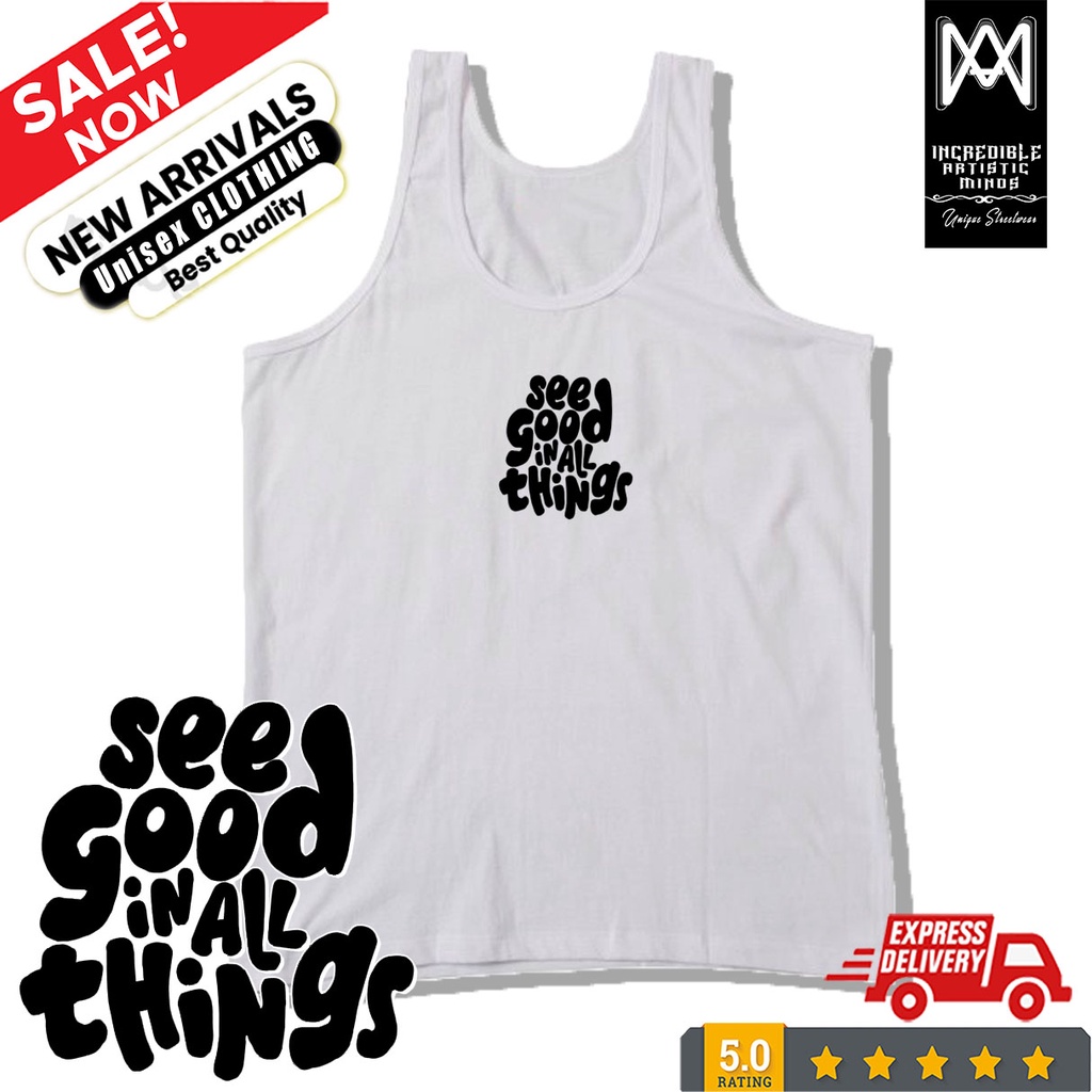 IAM Clothing-SEE GOOD IN ALL THINGS Cotton Sando Original for Men and ...