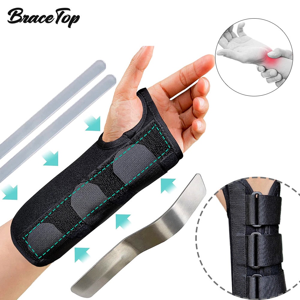 BraceTop 1 pcs wrist support wrist splint with metal strip for ...