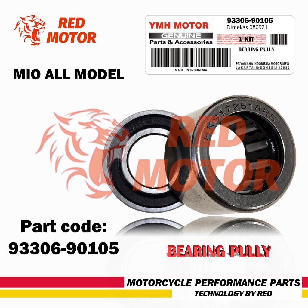 Motorcycle Spare Part Bearing Pully Mio 93306-90105 1 Kit | Shopee ...