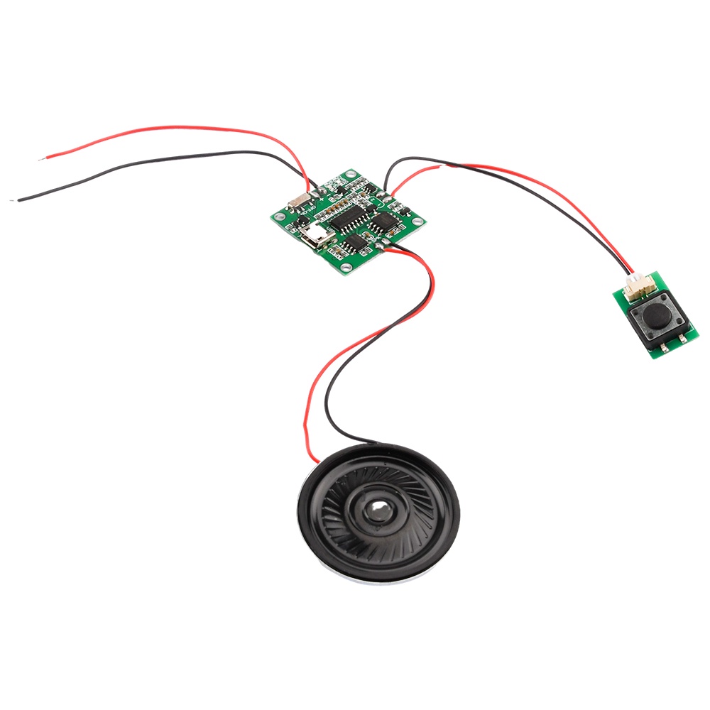 8M memory greeting card module can replace the sound Micro USB ...