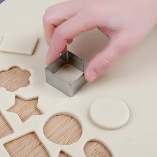 3Pcs Metal Cookie Cutter Geometric Forms for Cookies Set Easy Press ...
