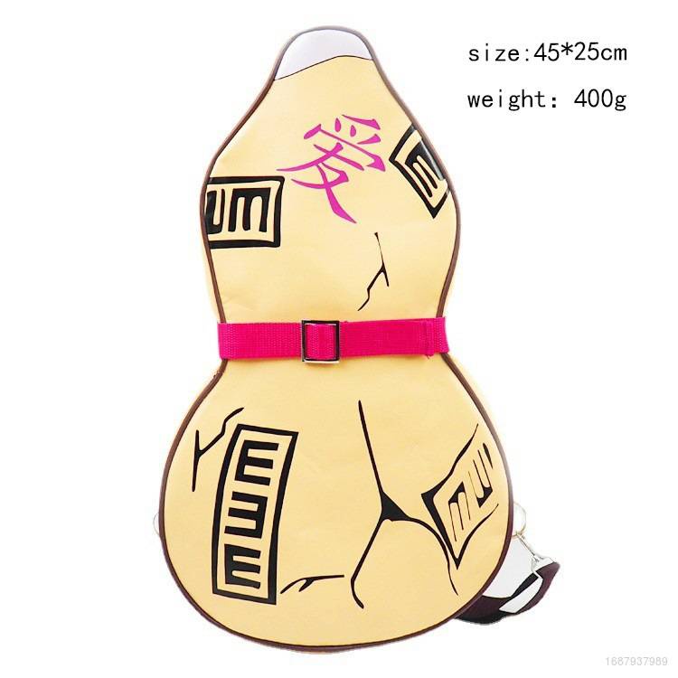 NS3 Naruto Gaara Cartoon anime cosplay gourd bag design backpack ...