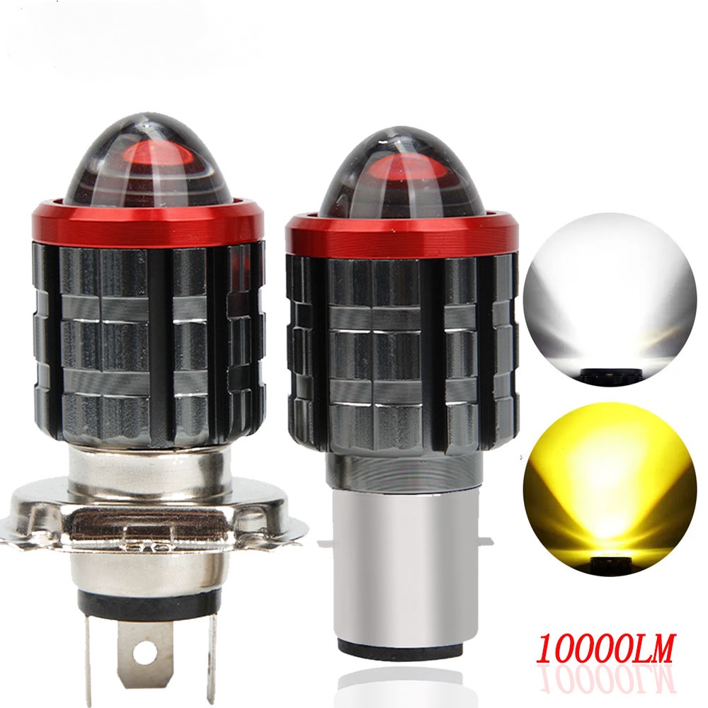 H4 LED Moto H6 BA20D LED Moto Motorcycle Headlight white yellow Bulbs ...