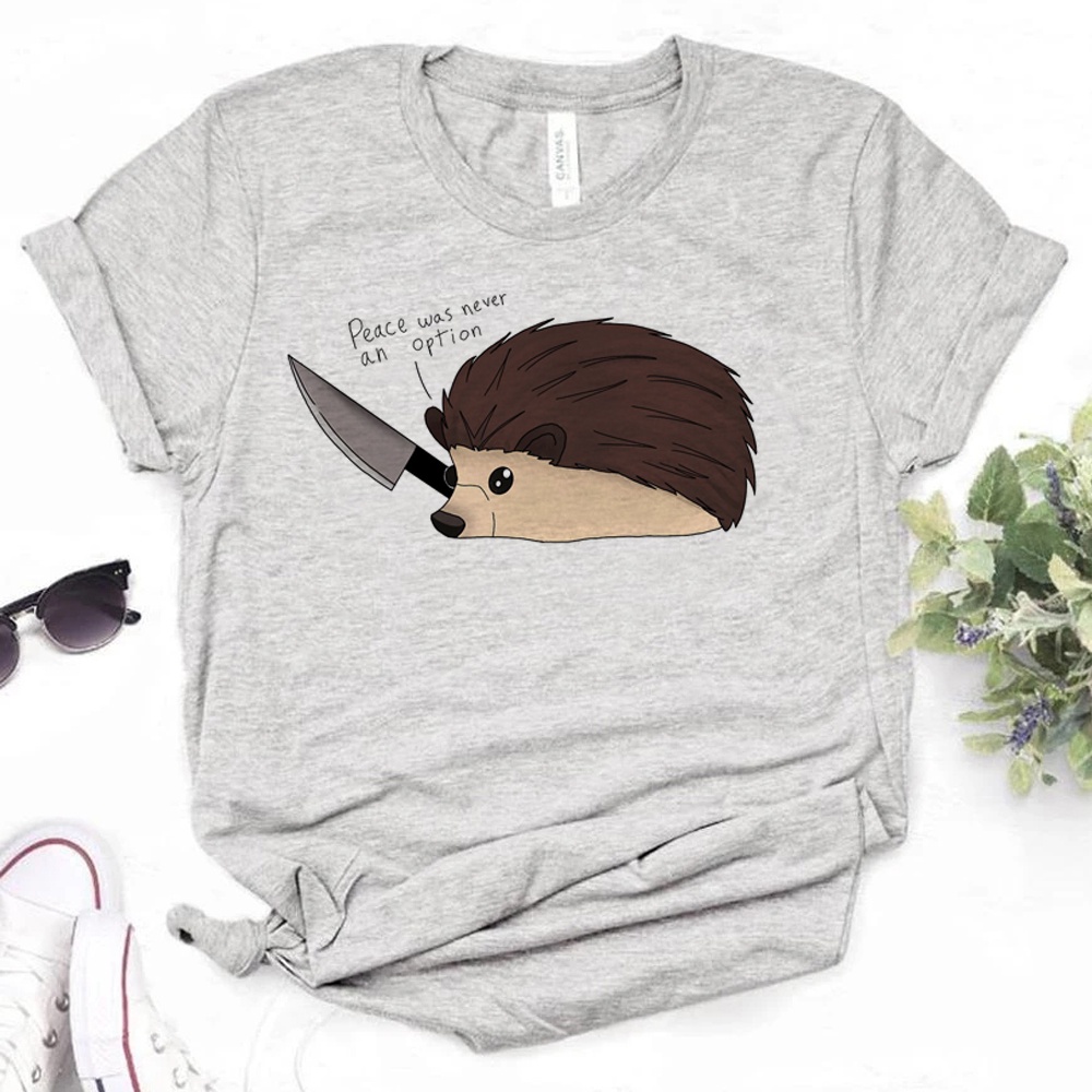 Peace Was Never An Option t-shirts women comic top girl graphic ...