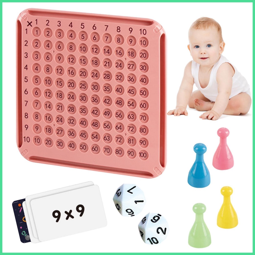Math Game Toy Montessori Multiplication and Addition Children Counting ...