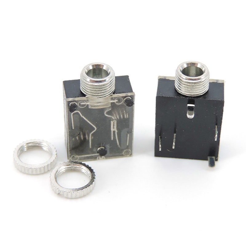 5x PJ-324 3.5mm female Headphone Jack 5 Pin PCB Mount Stereo 3pole ...