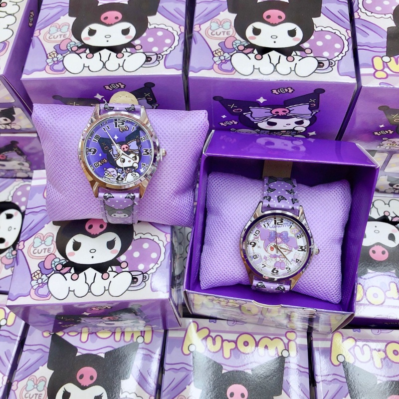 Sanrio Cartoon Hello Kitty Watch for Kids Cute Round Dial Watch with ...