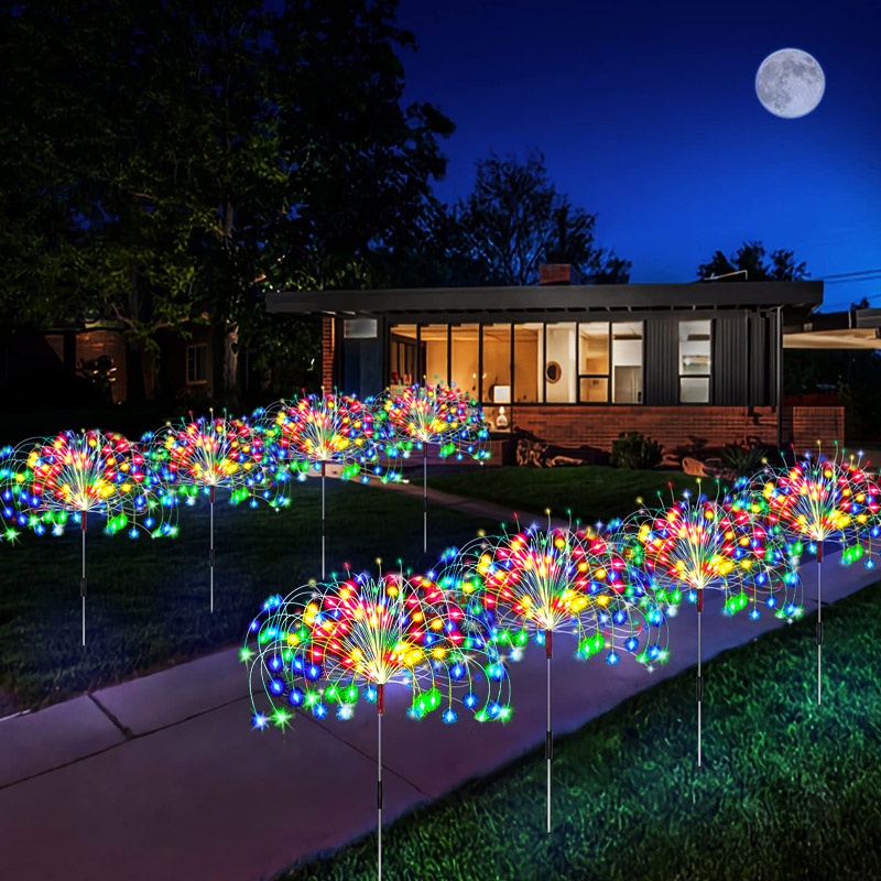Solar Firework Light 90/120LED Solar Energy Firework/Dandelion Light ...