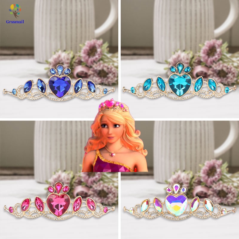 barbie crown, barbie tiara fits barbie birthday dress, pink birthday ...