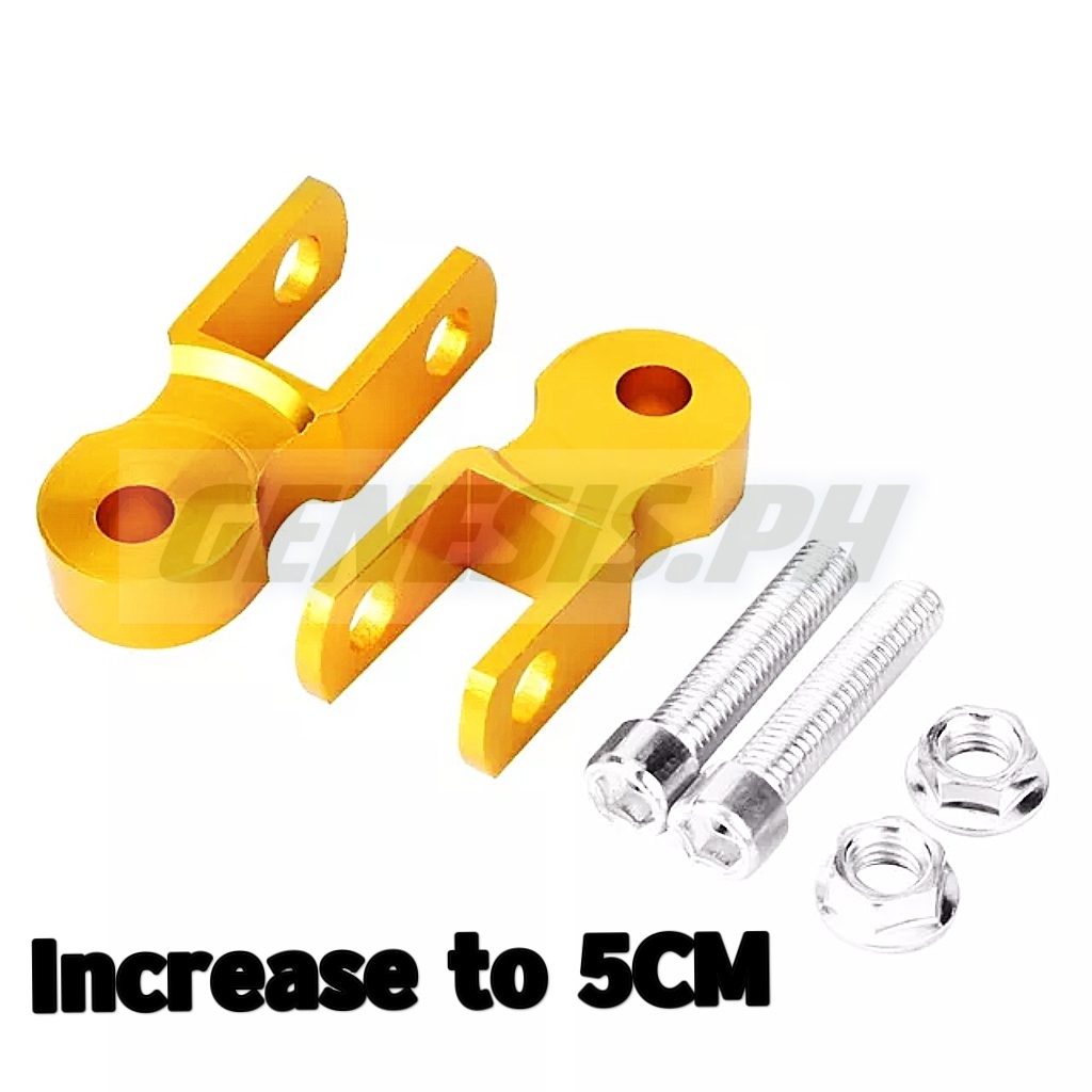 Genenis 2pcs Motorcycle Shock Device Lifter 5CM Adjuster Shock Booster ...