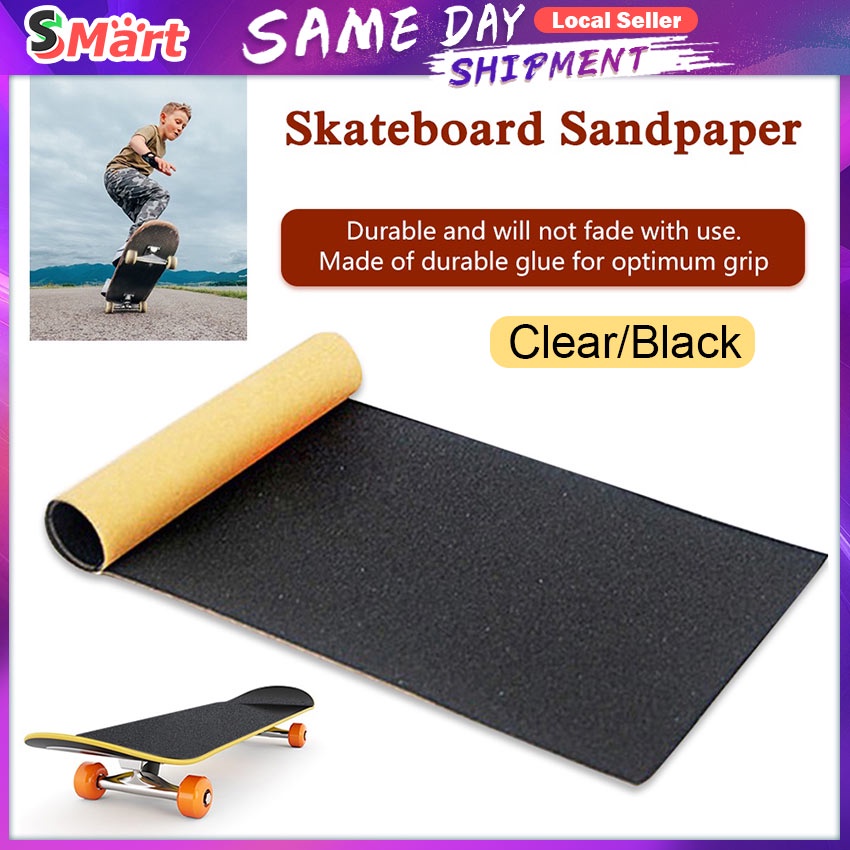 Skateboard Sticker Transparent Adhesive Sandpaper For Scooters ...