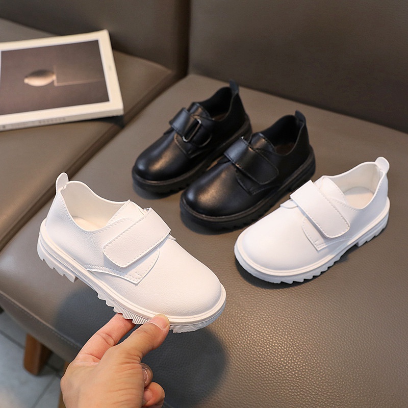 The New Kids Boys Leather Shoes 1-10Years Baby Boy British Style Black ...