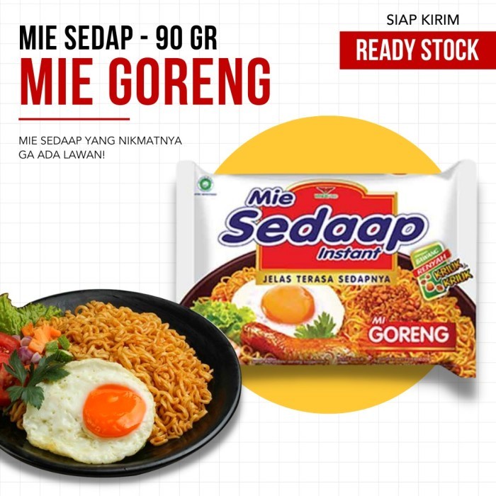 Mie Sedaap - Mie Sedap Fried 90 Grams - Unit | Shopee Philippines