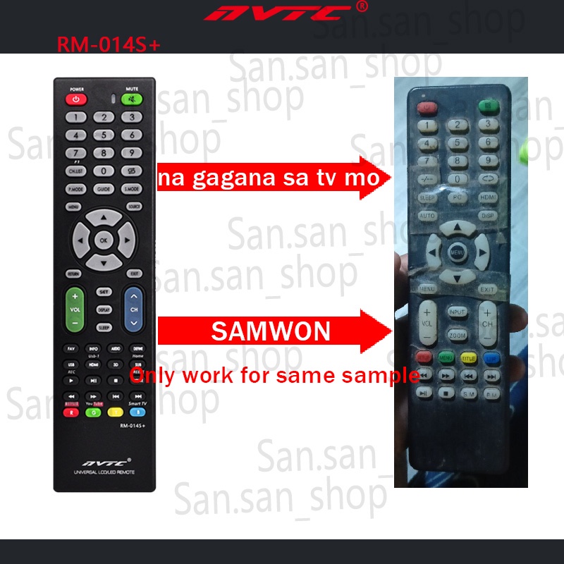 100% Universal remote control work for samwon smart tv remote ...