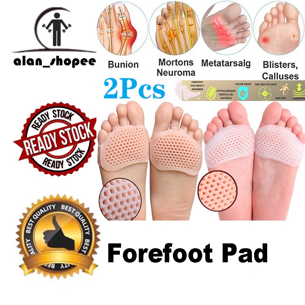 Honeycomb Gel Toe Pad, Forefoot Pad Protector, Soft Silicone Shoe Pad ...