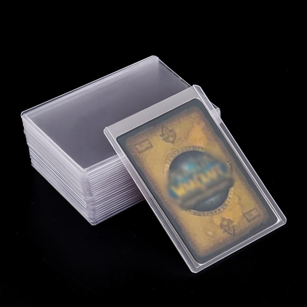 Pure Clear Card Shell Collection Display Case Waterproof Flat Cover ...