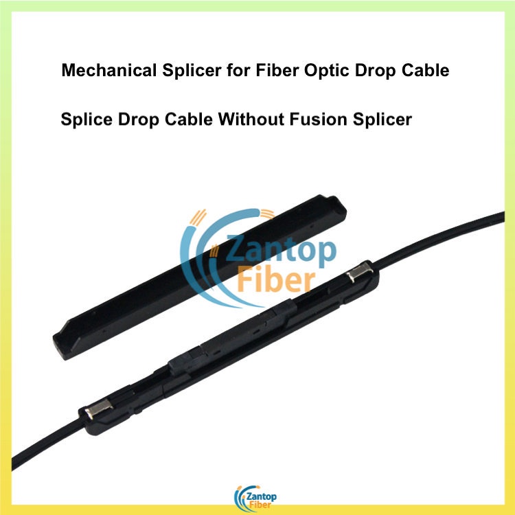 10pcs Fiber Mechanical Splicer Fast Connector Optic Drop Cable Cold ...