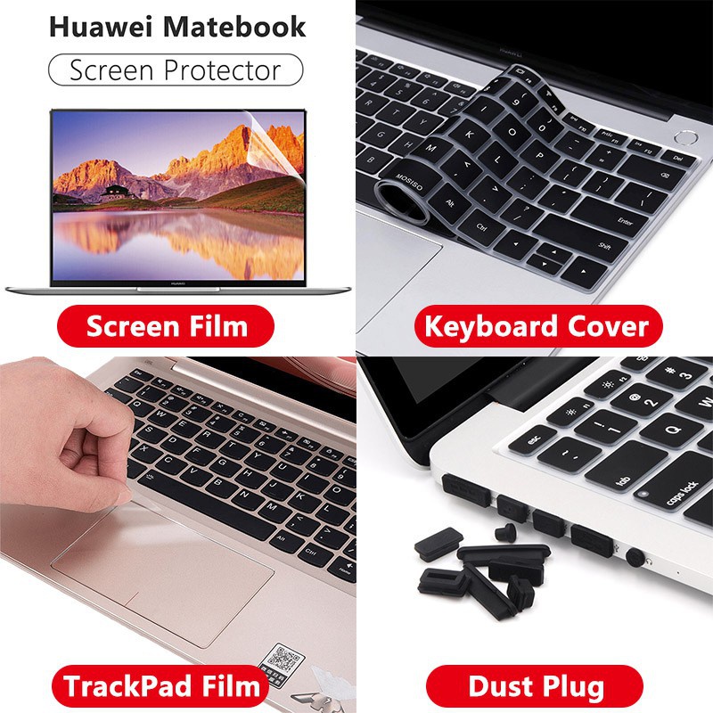 clear trackpad film/Screen Protector for Matebook 14s 2021 2022 D14 D15 ...