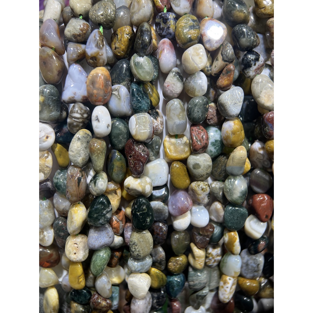 8x10mm Natural Marine Agate Irregular Shape Accessories Bead For ...