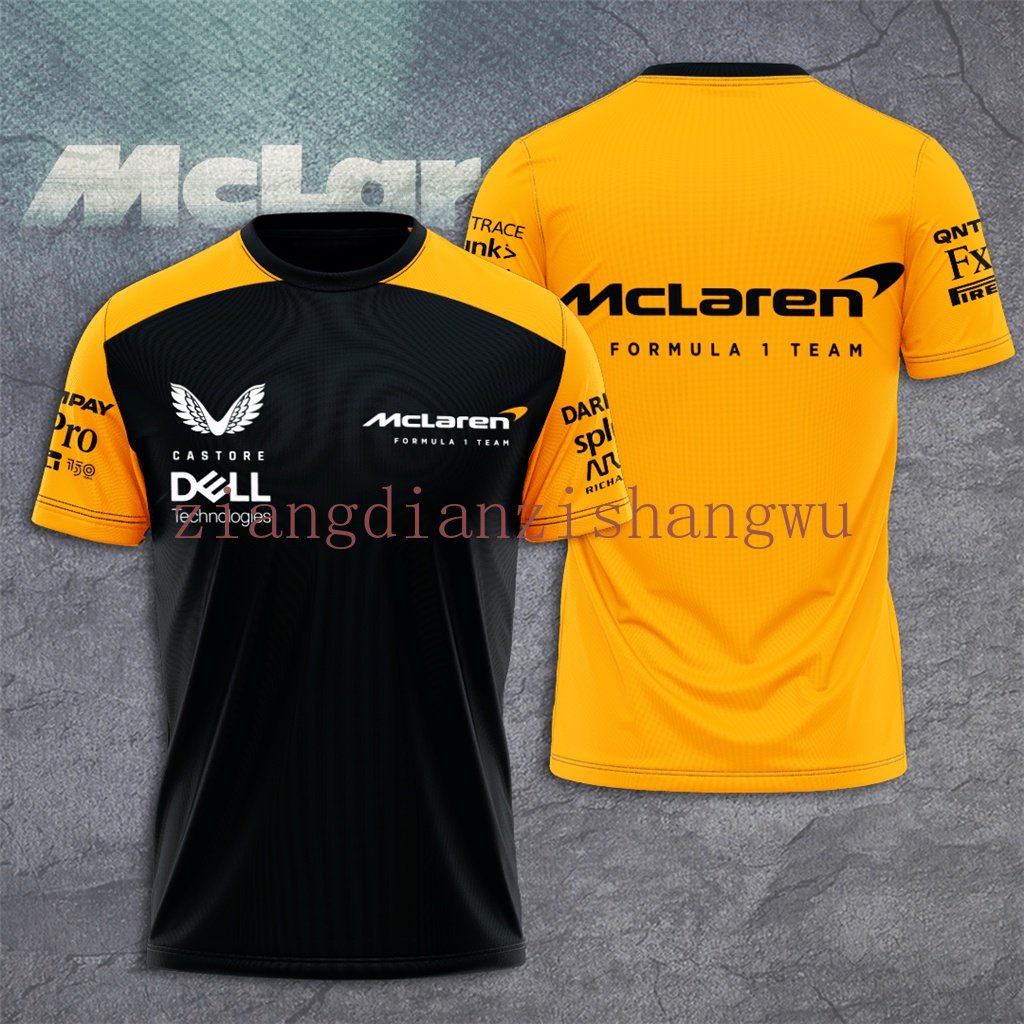 Formula One McLaren F1 Racing Teams Splunk FxPro T-Shirt Summer Fashion ...