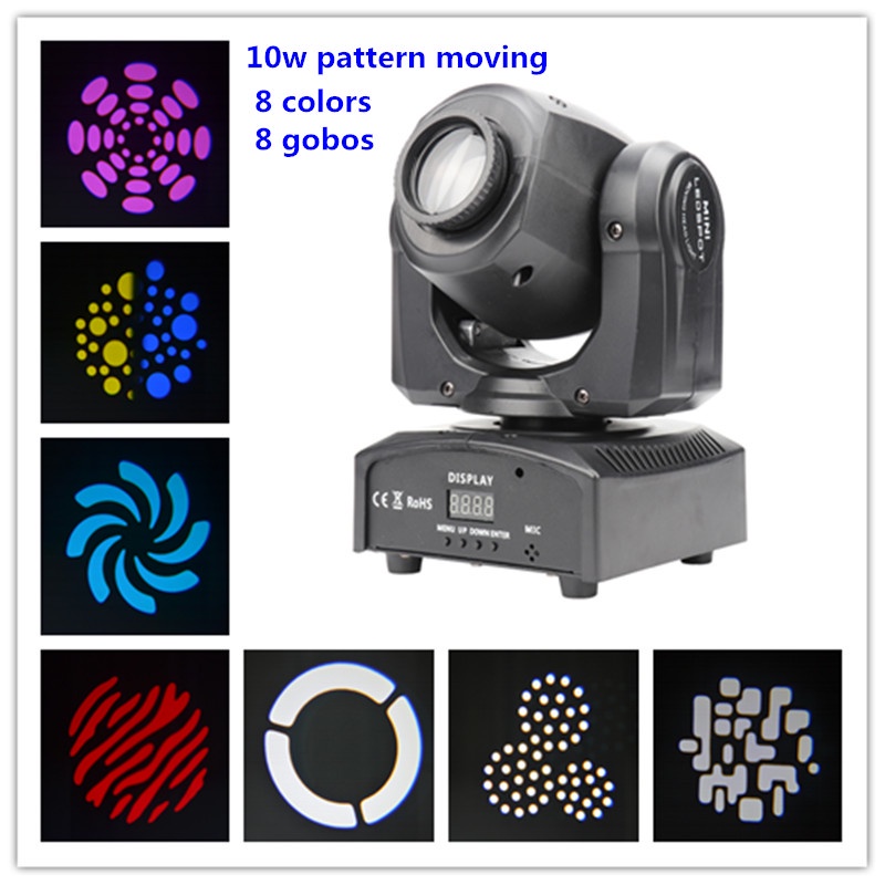10W led spot moving head,mini gobo moving head | Shopee Philippines