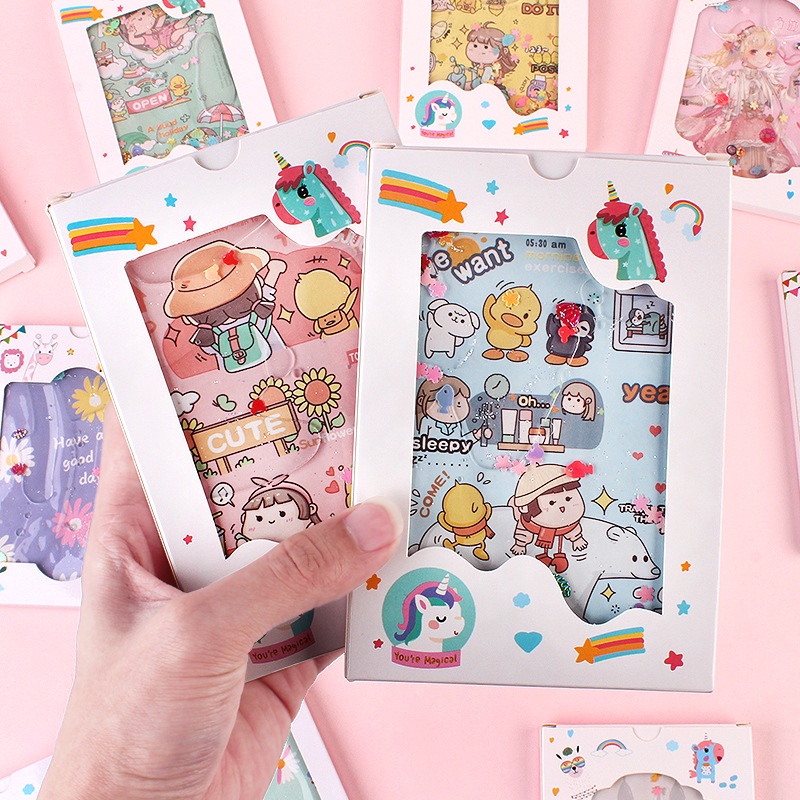 Cute Quicksand Hand Book Girl Heart Belt Buckle Oil-filled Plastic ...