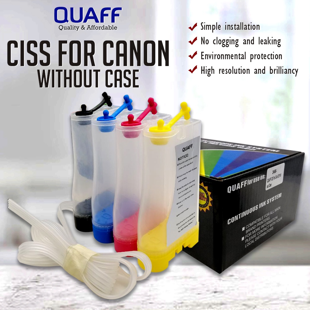 Quaff CISS Tank for Canon & HP Printer Continuous Ink System Supply ...