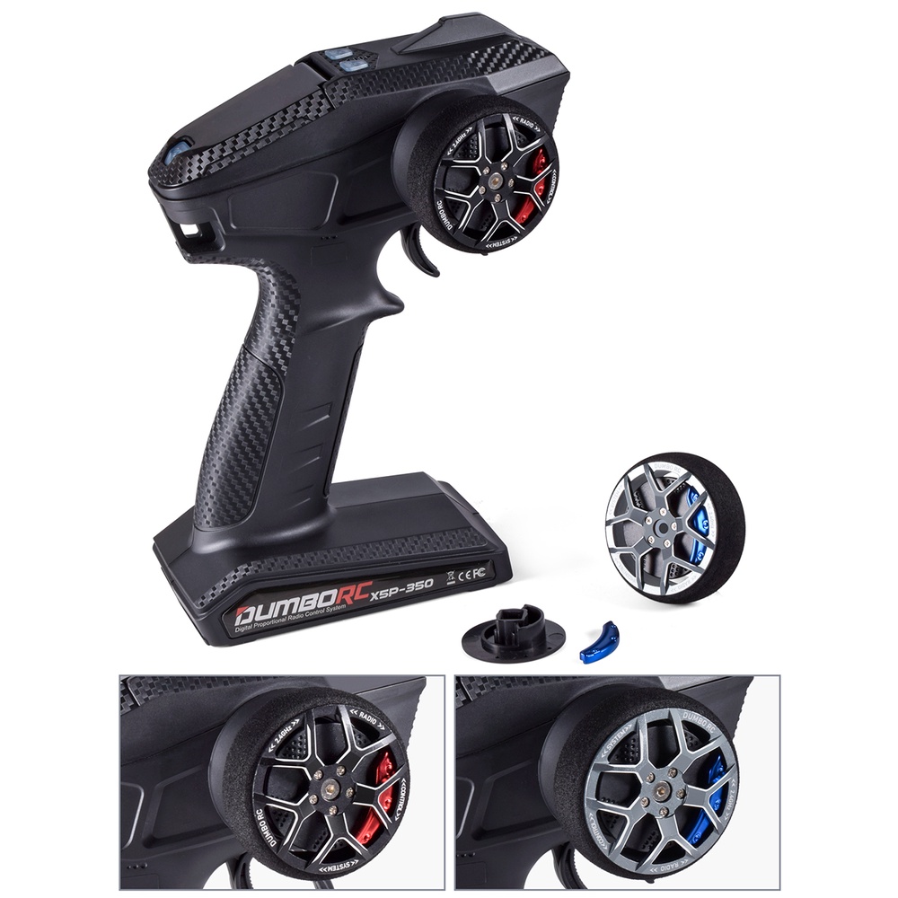 DOMBORC Remote Control Metal Handwheel w/Foam For DumboRC RadioLink RC ...