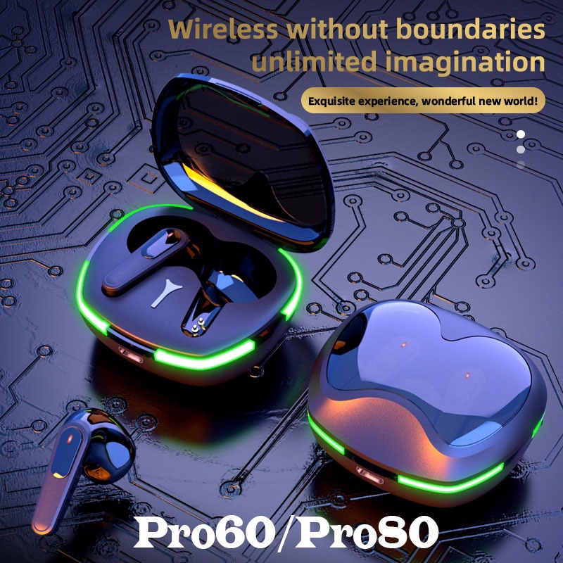 Pro 60 TWS Bluetooth Earbuds Wireless V5.1 Bluetooth Earphone 9d Stereo ...
