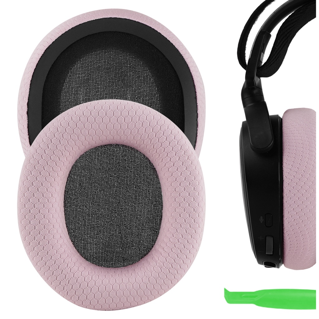 Geekria Mesh Fabric Replacement Ear Pads for SteelSeries Arctis Prime ...