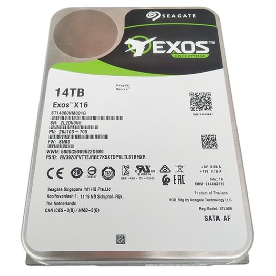 [Ready Stock]Seagate EXOS 4TB 6TB 8TB 10TB 12TB 14TB 16TB 3.5" SATA3.0 ...