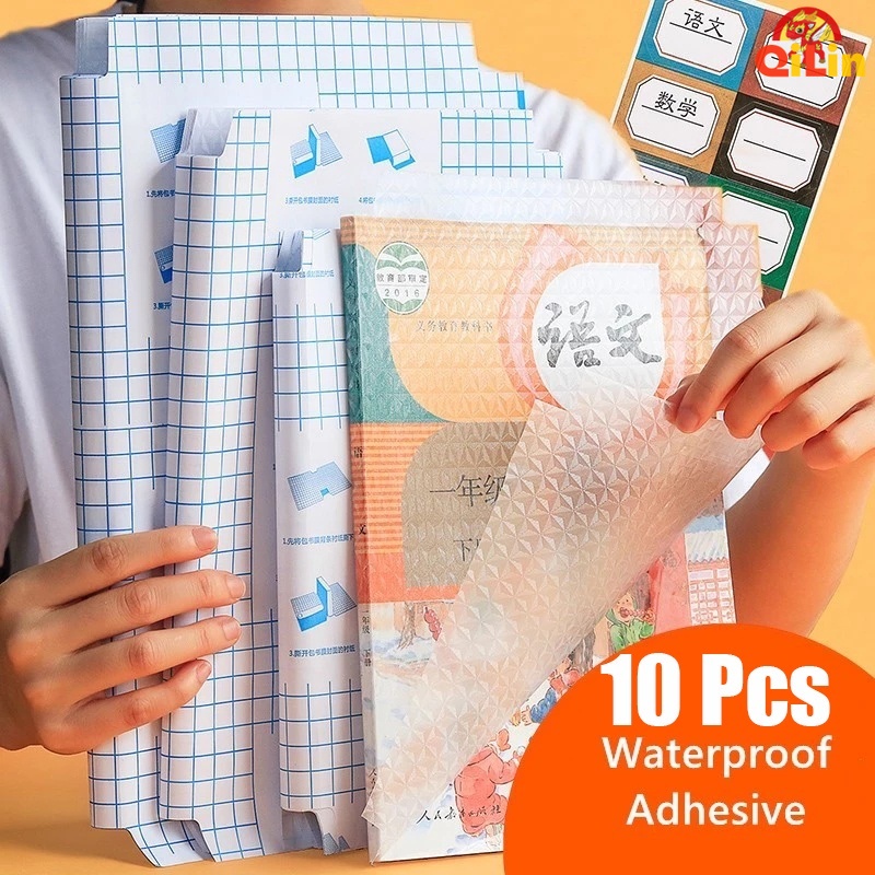 Self Adhesive Book Cover Transparent Book Cover Thick Textbook ...