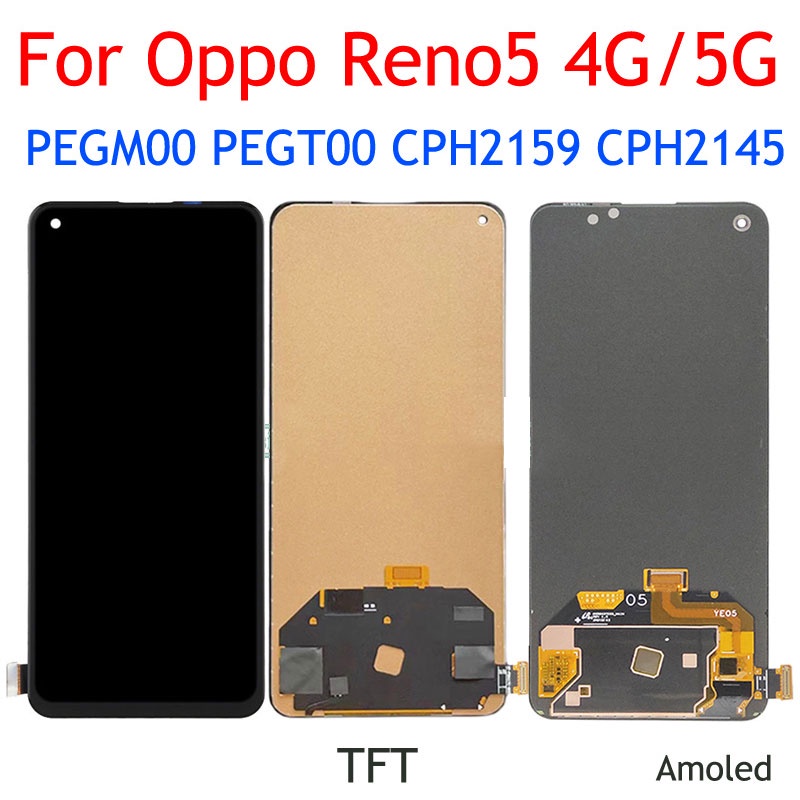Amoled / TFT For Oppo Reno5 4G CPH2159 / Reno 5 5G CPH2145 LCD / Reno 6 ...