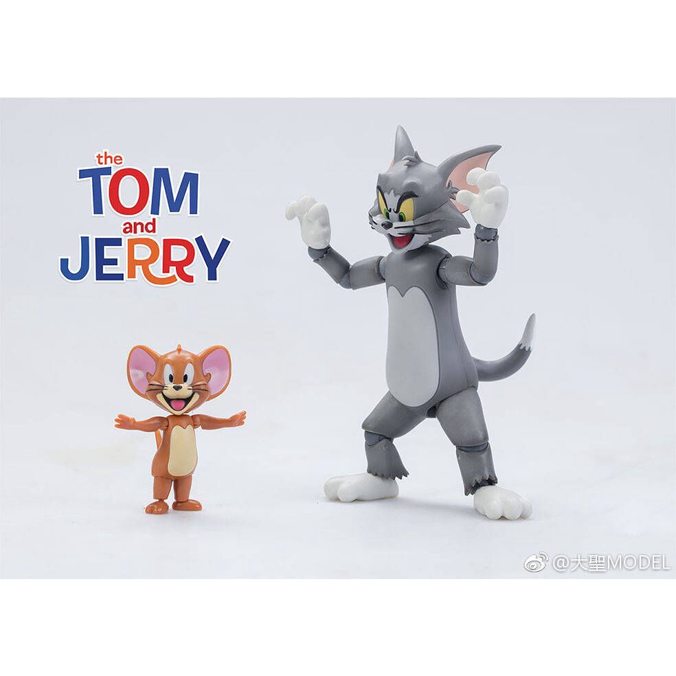 GT Model DM Cat And Mouse Cartoon Foolish Tom and Jerry PVC Action ...