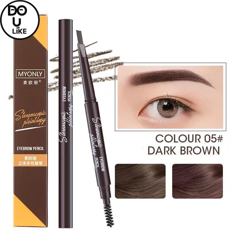 Myonly Stereoscopic Pleiotropy Eyebrow Pencil with spoolie applicator ...