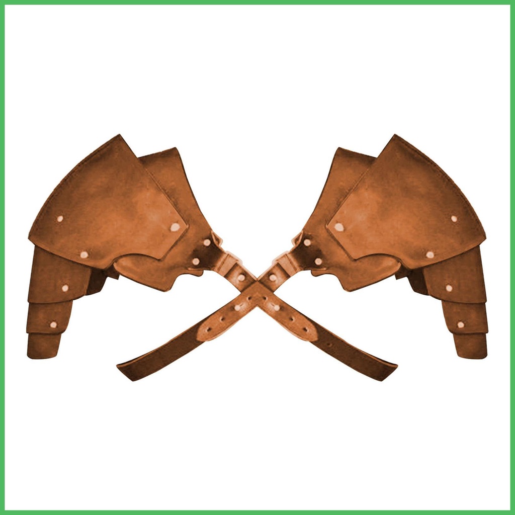 Steampunk Shoulder Armor Viking Faux Leather Shoulder Armor Retro ...