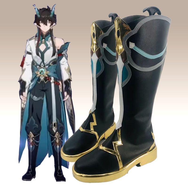 Honkai: Star Rail Dan Heng Cosplay Shoes Fashion Cosplay Unisex Boots ...