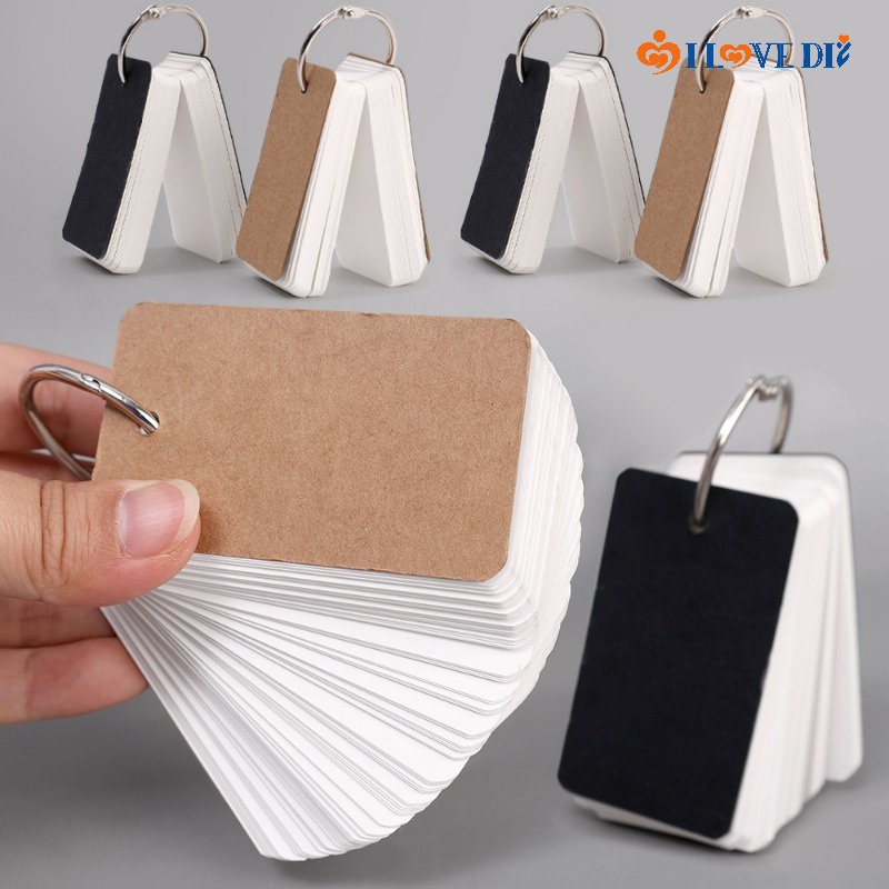 White Paper Notepads With Binder Binding Ring/ Portable Blank ...