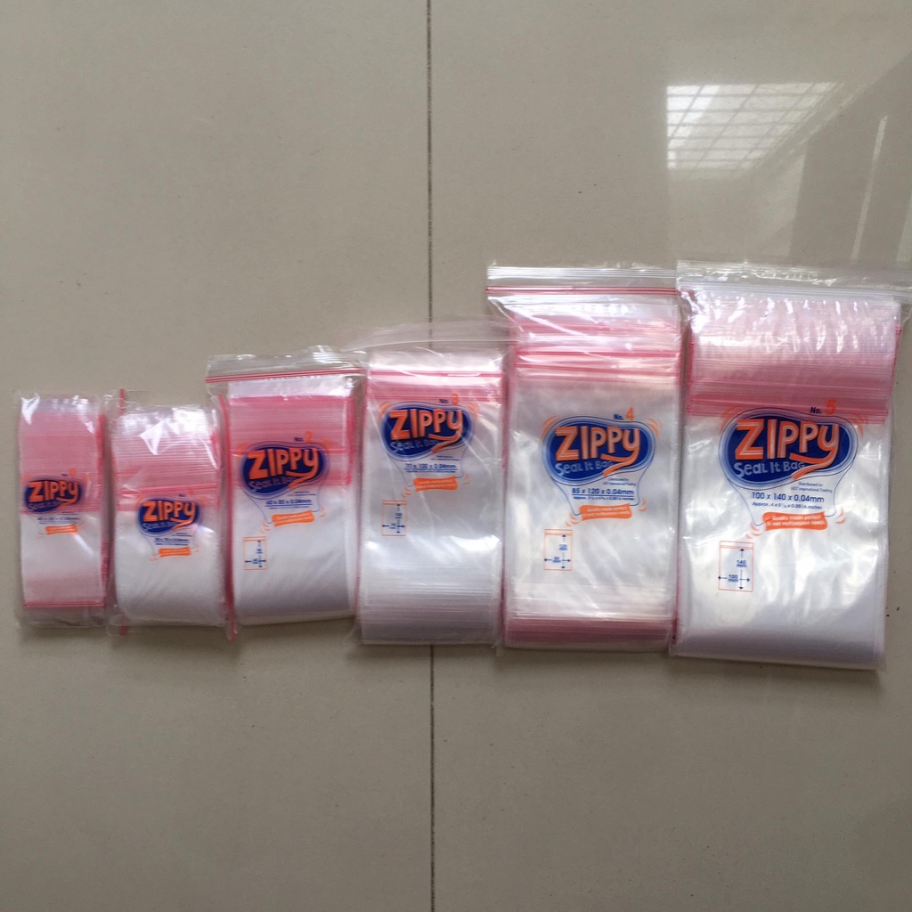 Zippy Seal it Bag Resealable Plastic Bags #s 0, 1, 2, 3, 4, 5 (Ziplock ...