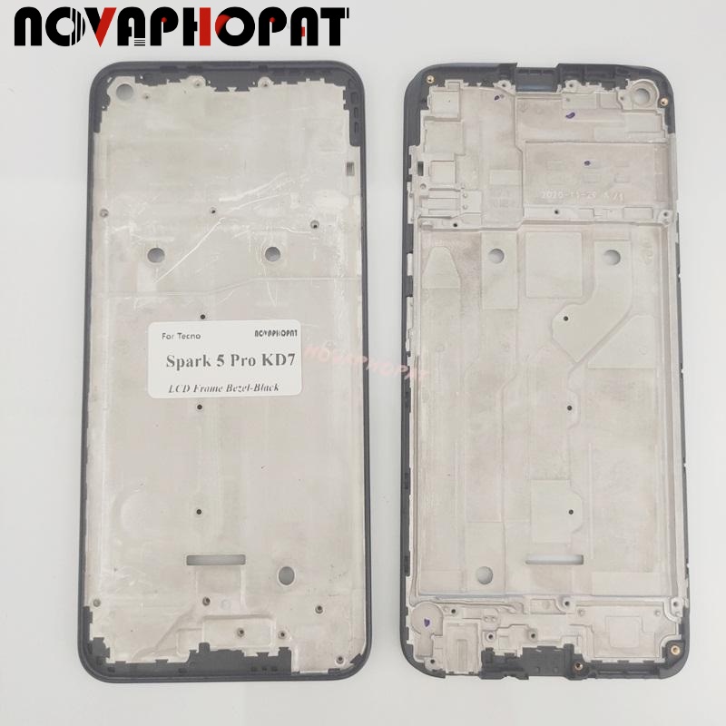 LCD Frame Front Housing Cover Chassis Bezel For Tecno Spark 5 Pro KD7 ...