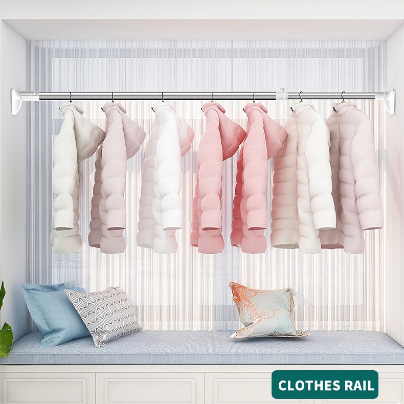 MGL 80-280CM Telescopic Rod Without Punching Adjustable Bathroom ...