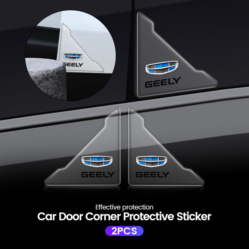 2/4Pcs Transparent Car Door Corner Cover Bumper Collision Anti-scratch ...