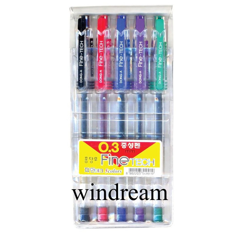 Dong-A Fine Tech 0.3mm 5 colors set | Shopee Philippines