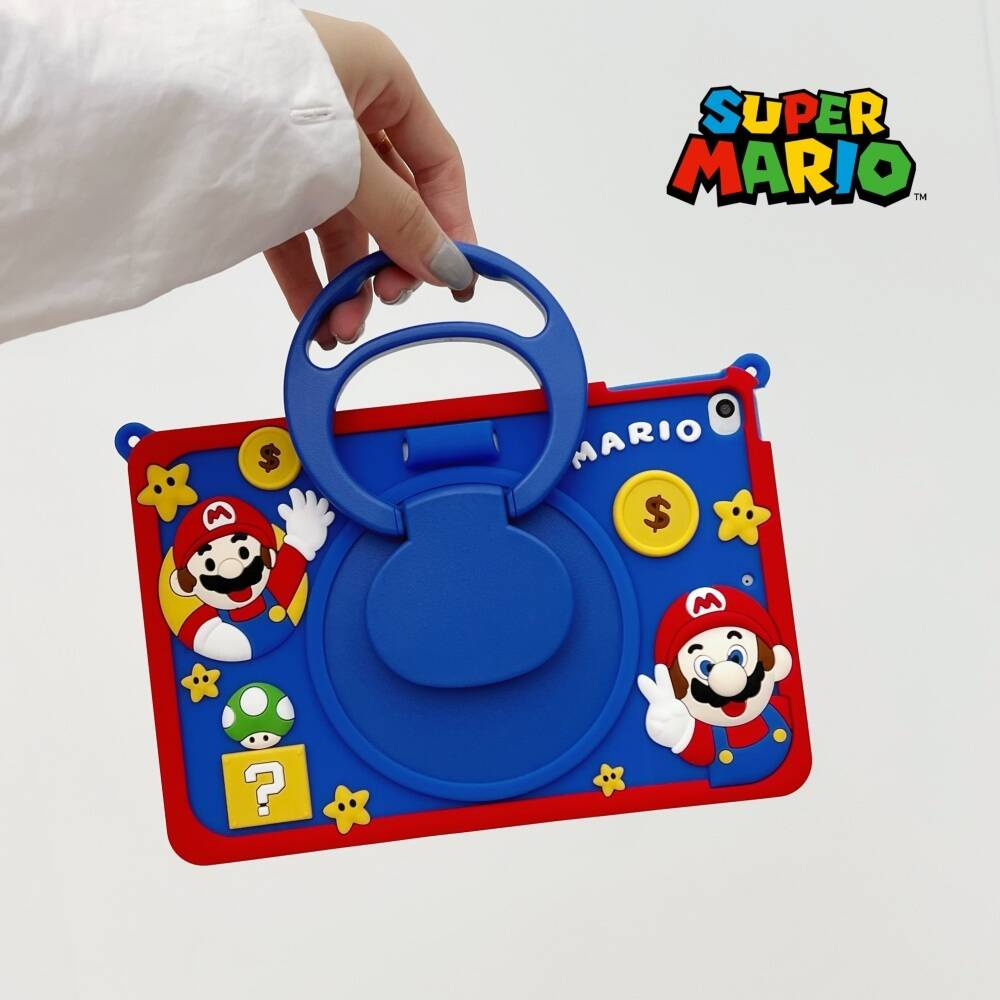 Casing Super Mario Pattern Case Compatible with Mini 1 2 3 4 5 6 IPad 5 ...