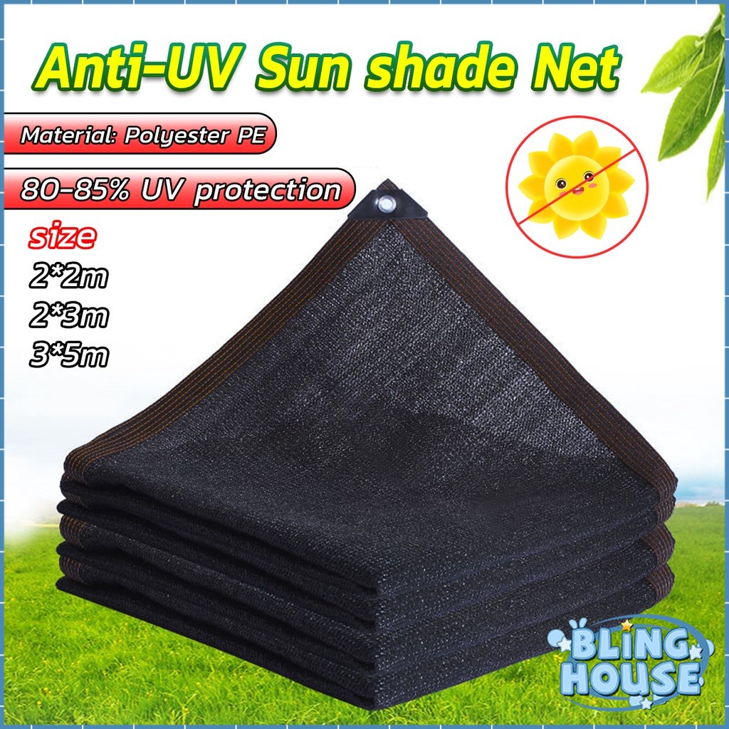Bling Anti-Uv Sun Shade Net Outdoor Garden Shade Cloth Garden Net Shade For Plants 2M 3M 5M ...