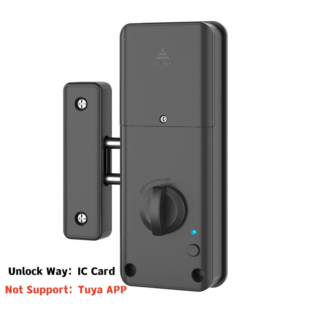 Tuya Electronic Smart Door Lock Bluetooth Indoor Invisible Lock 13.56 ...